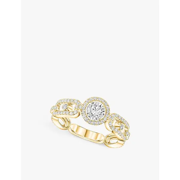 Messika Move Link Solitaire Diamond Ring - Yellow Gold