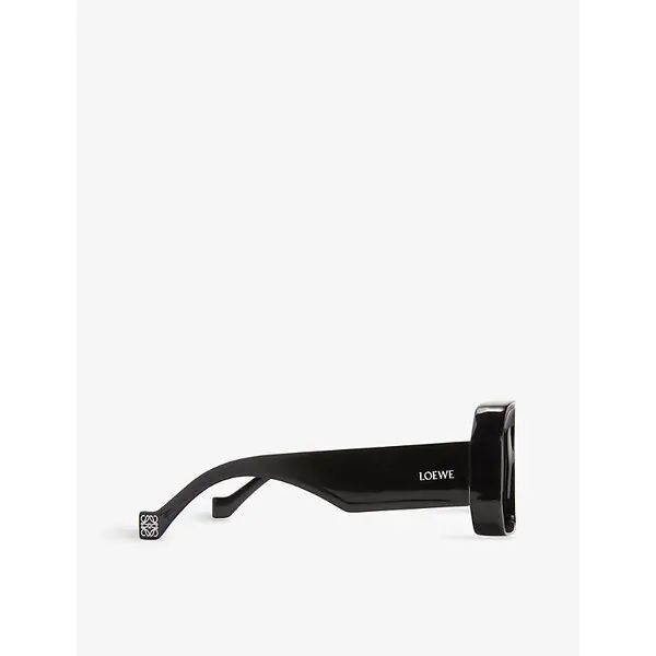 Loewe X Paula's Ibiza Square-frame Sunglasses - Shiny Black