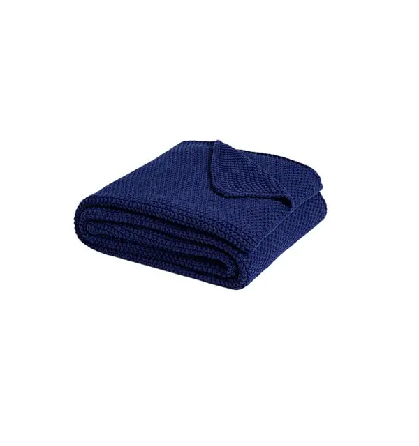 Hill House Home The Throw Blanket - Navy