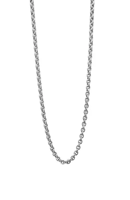 Lagos Anthem Double Link Chain Necklace - Silver