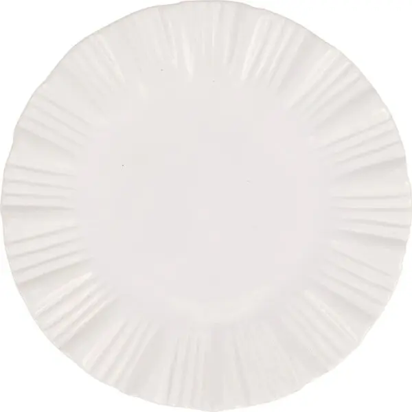 VIETRI Bari Small Round Platter - White