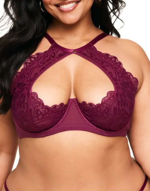 ADORE ME Talulah Unlined Balconette Bra - Dark Purple