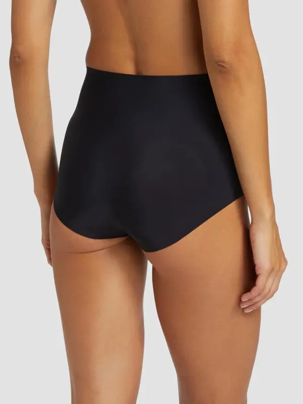 Commando Zone Smoothing High-rise Briefs - Black