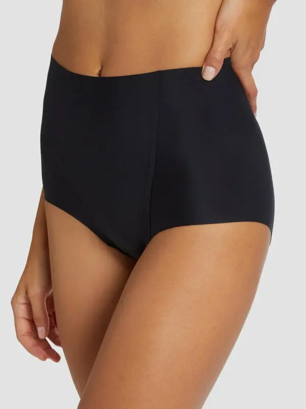 Commando Zone Smoothing High-rise Briefs - Black