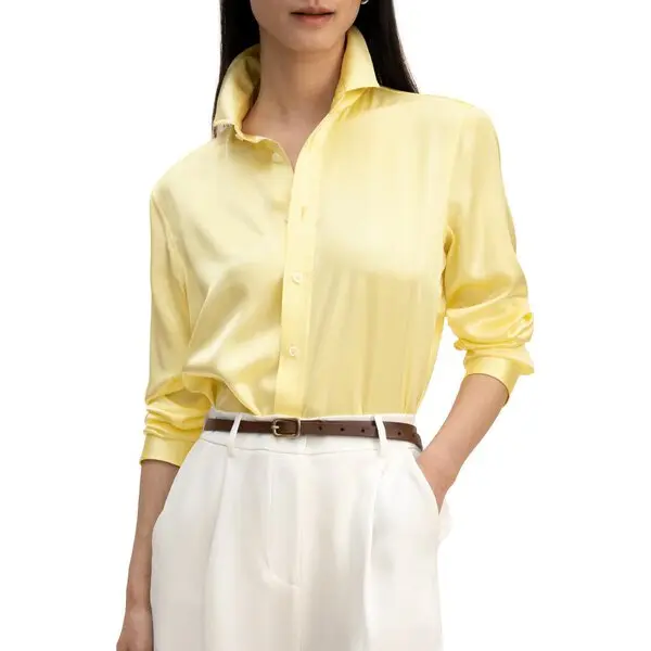 Lilysilk Golden Cocoon Tailored Shirt
