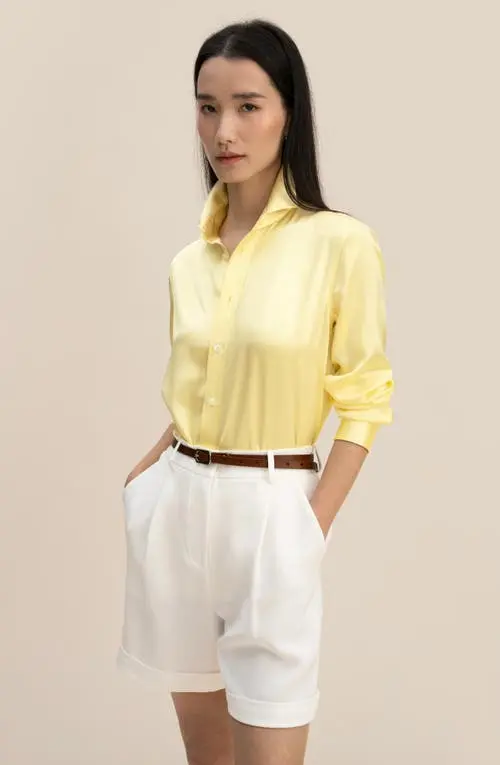 Lilysilk Golden Cocoon Tailored Shirt