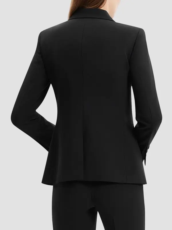 Theory Slim-fit Wool Blazer - Black