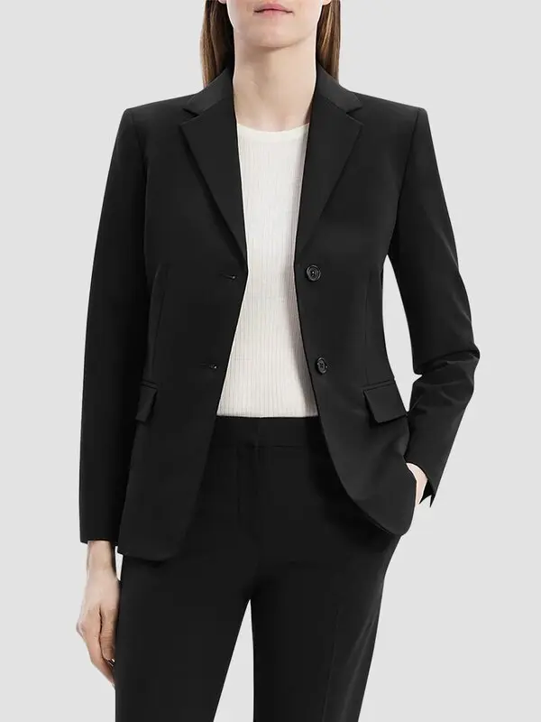 Theory Slim-fit Wool Blazer - Black