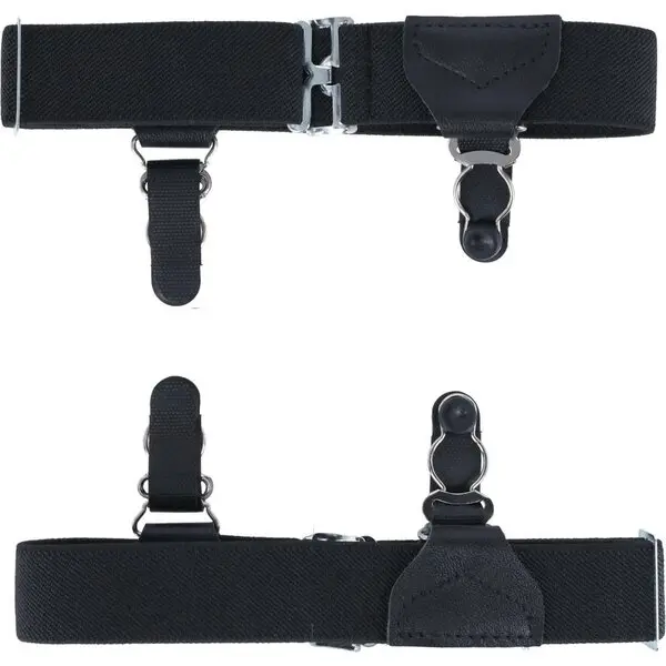 Trafalgar Sutton Double Grip Sock Garters - Black