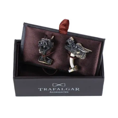 Trafalgar Guardian Of Freedom Dragon Novelty Cufflinks