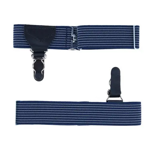 Trafalgar Sutton Single Grip Sock Garters - Navy