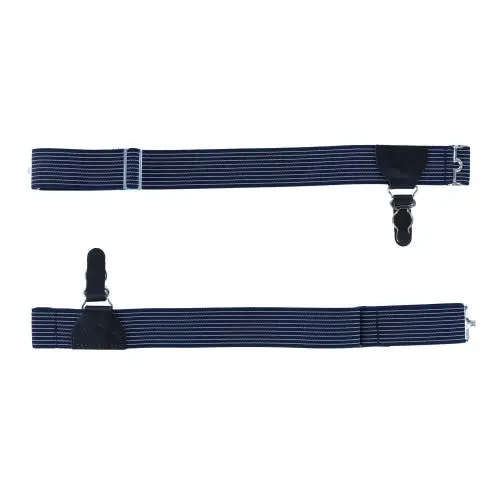 Trafalgar Sutton Single Grip Sock Garters - Navy