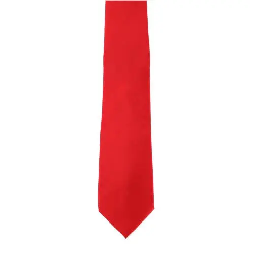 Trafalgar Sutton Solid Color Silk Necktie - Red