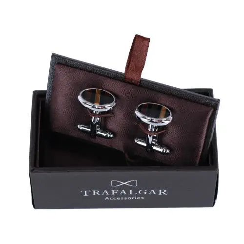 Trafalgar Raja The Tiger Eye Cufflinks