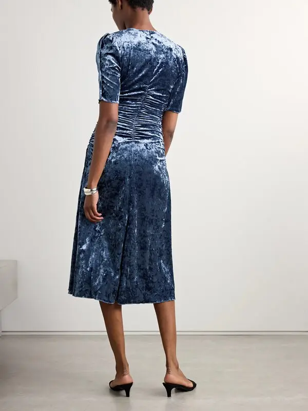 high neck low back midi dress Kennedy High Neck Midi Dress / Chocolate | MESHKI