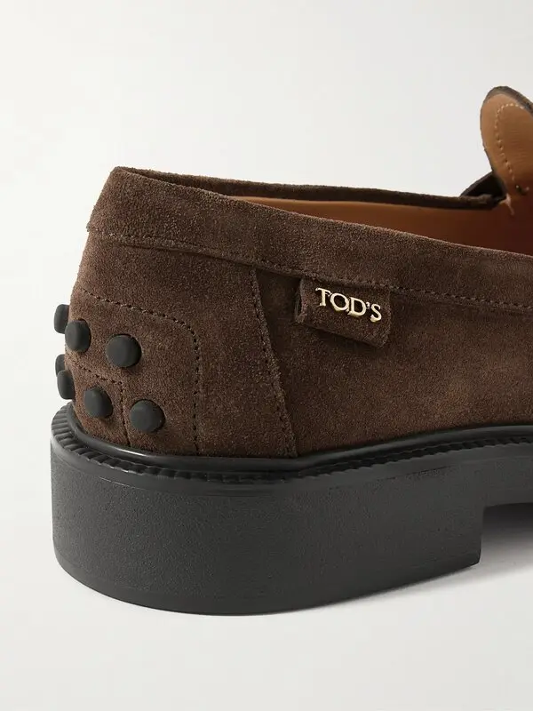 TOD'S Mocassino Suede Loafers