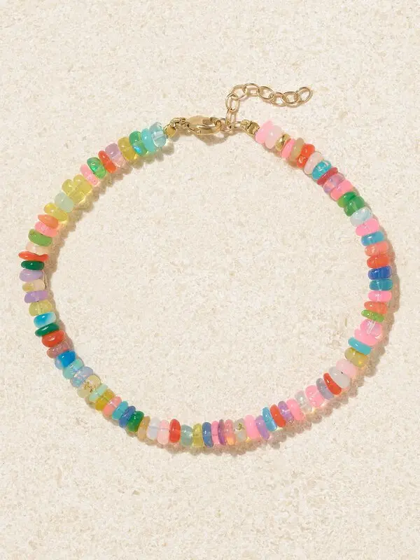 Jia Jia Gold Opal Beaded Bracelet - Multi