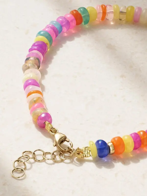 Jia Jia Gold Opal Beaded Bracelet - Multi