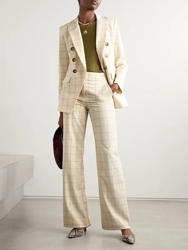 Veronica Beard Charleston Dickey Checked Blazer