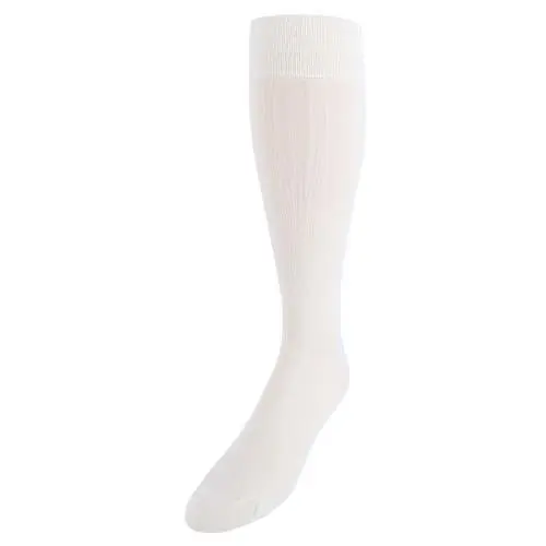 Trafalgar Sutton Over-the-calf Fine Merino Wool Socks - Cream