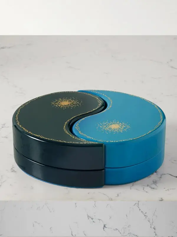 TROVE Yin Yang Lacquered Wood Jewelry Box