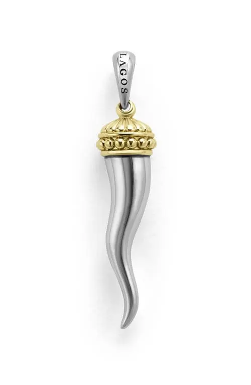 Lagos Anthem Horn Amulet - Two-tone