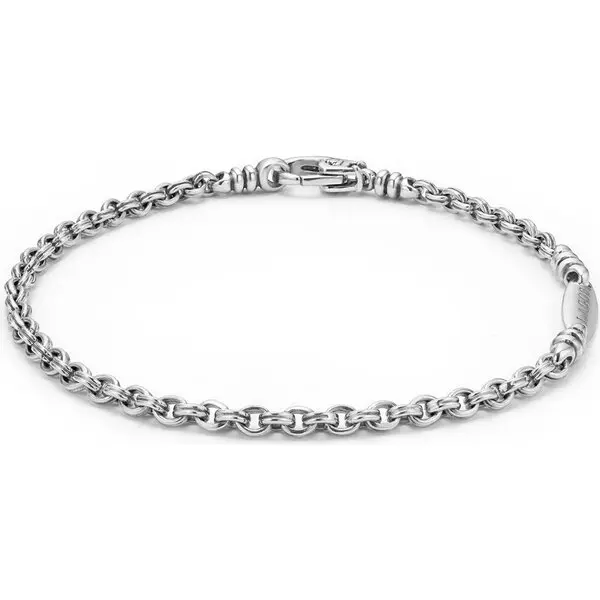 Lagos Anthem Double Link Chain Bracelet - Silver