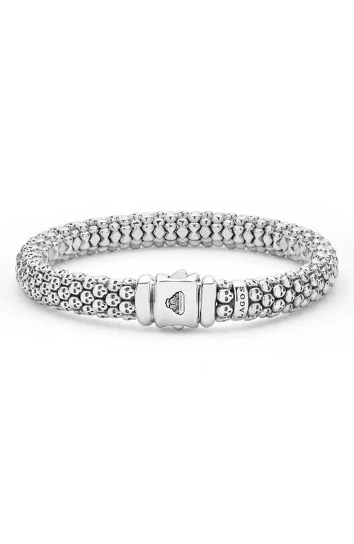 Lagos Anthem Caviar Skull Bracelet