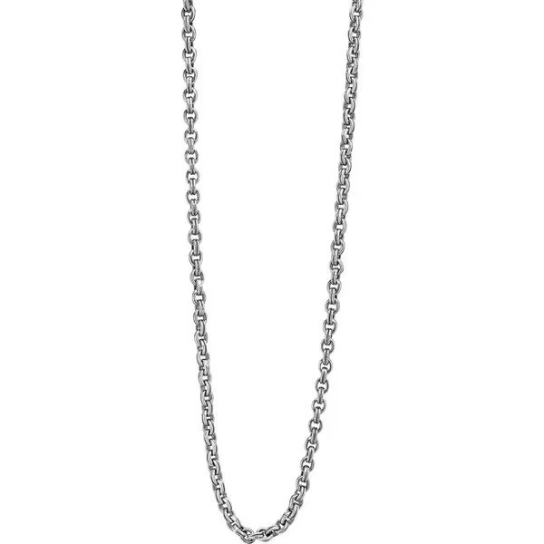 Lagos Anthem Double Link Chain Necklace - Silver
