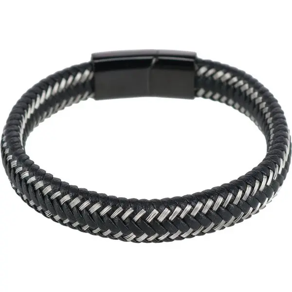Trafalgar Esteban Braided Bracelet - Black