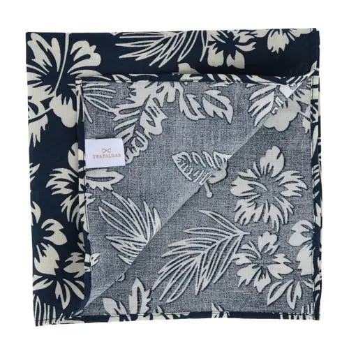 Trafalgar Mana Hawaiian Print Cotton Handkerchiefs - Multiple