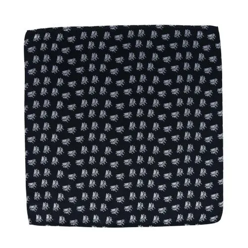 Trafalgar The Chopin Classical Piano Silk Pocket Square - Black