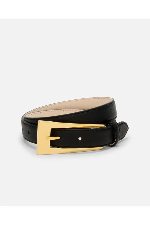 AUREUM No. 10 Italian Leather Belt - Black