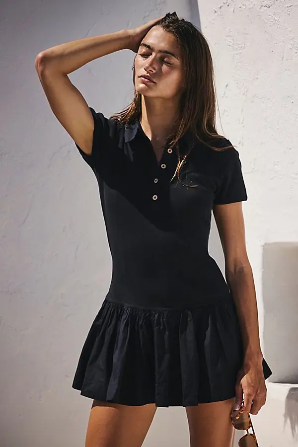 brunch club mini dress free people Free People Midnight Magic Mini Dress ★ Black main image 1