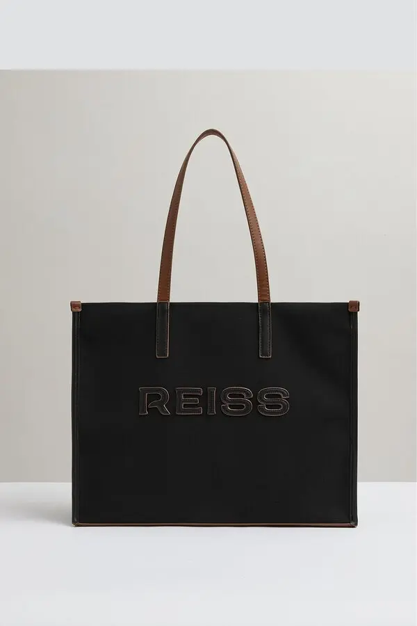 REISS Lola Canvas Tote