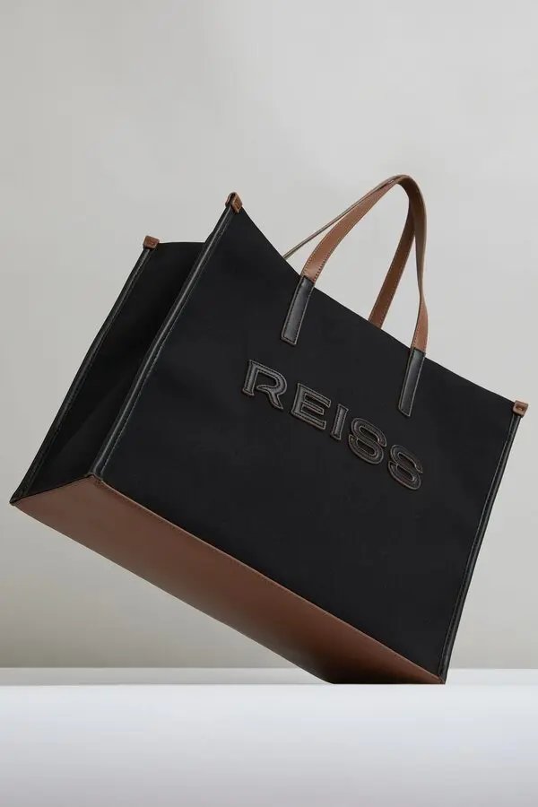 REISS Lola Canvas Tote