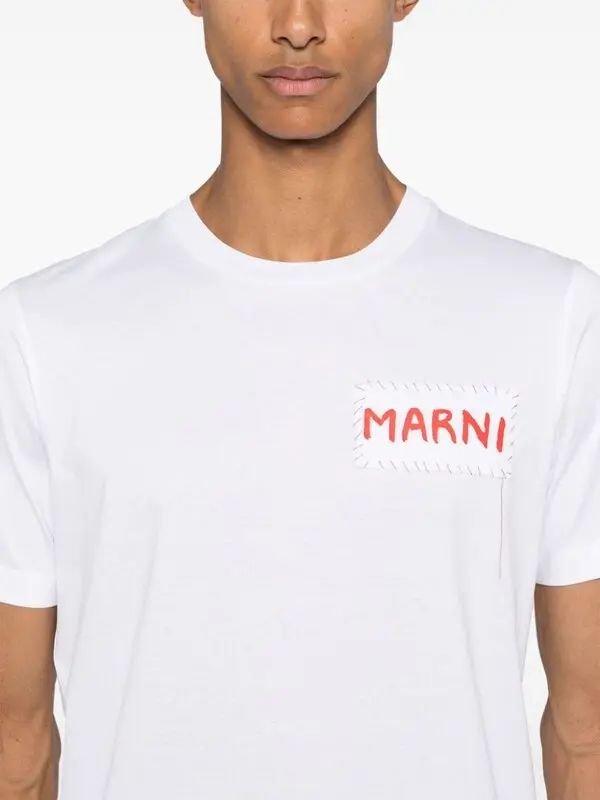 Marni Patch T-shirt - White