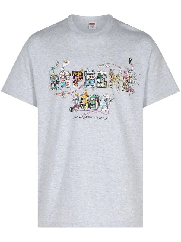 Supreme Varsity Cotton T-shirt - Grey