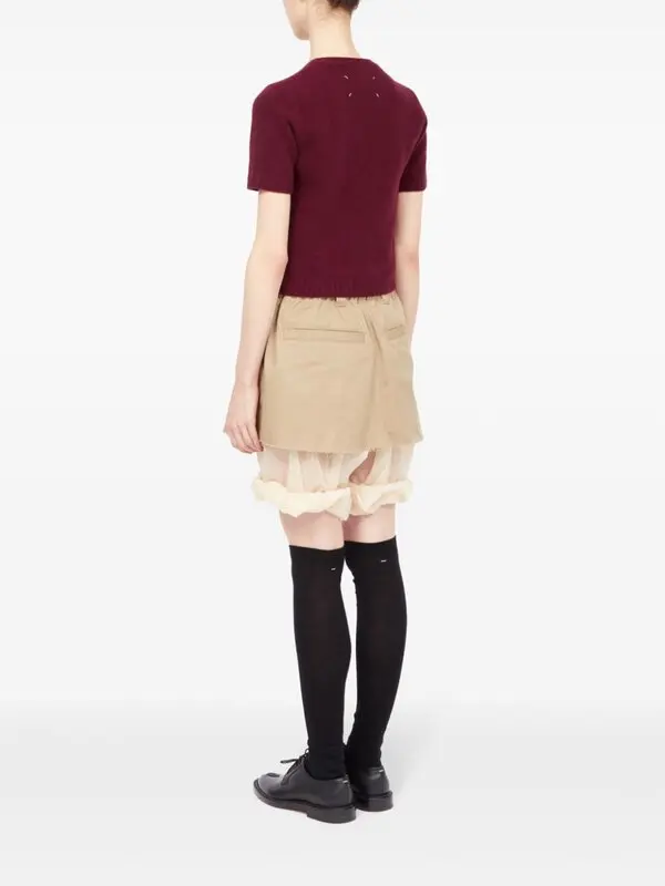 MAISON MARGIELA Cropped Wool Top