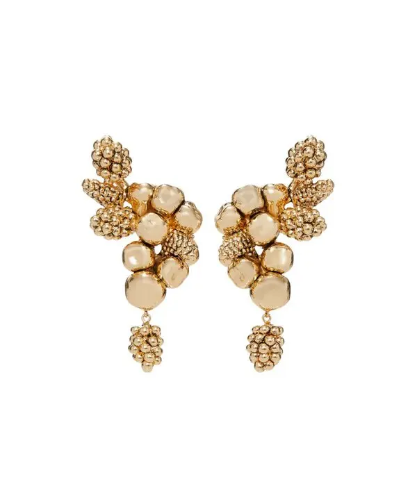 Tory Burch Fruit Earring - Light Brass