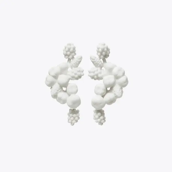 Tory Burch Fruit Earring - White