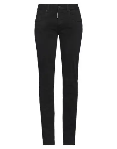 Dsquared2 Cotton Elastane Calfskin Jeans