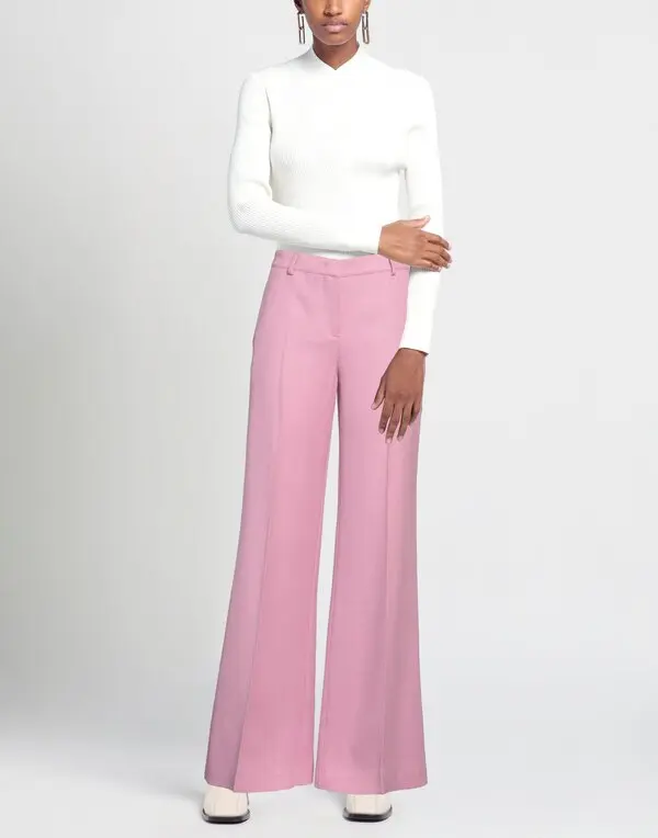 Etro Viscose And Virgin Wool Flannel Flared Pants