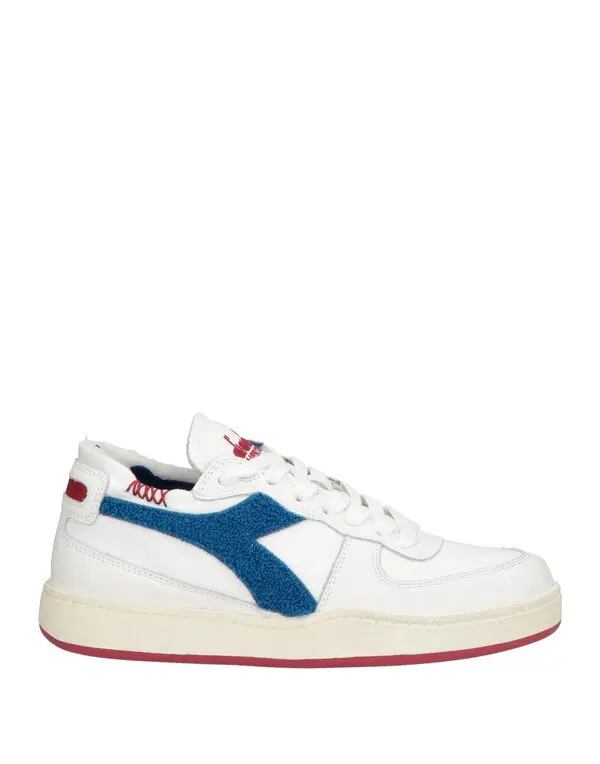 DIADORA Leather And Textile Sneakers - White