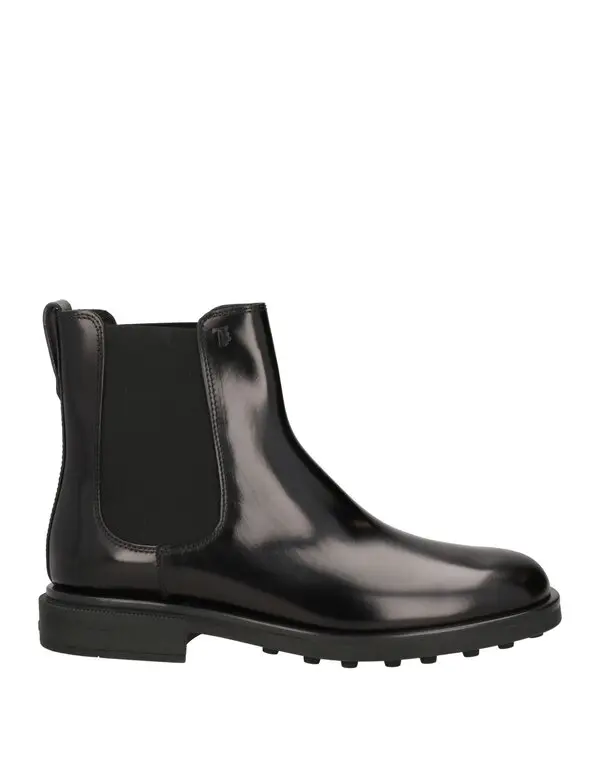 TOD'S Leather Chelsea Boots - Black