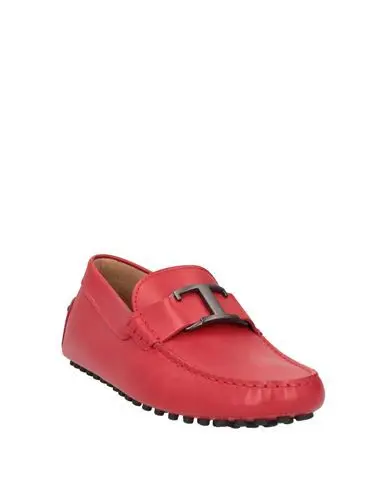 TOD'S Leather Loafers - Red
