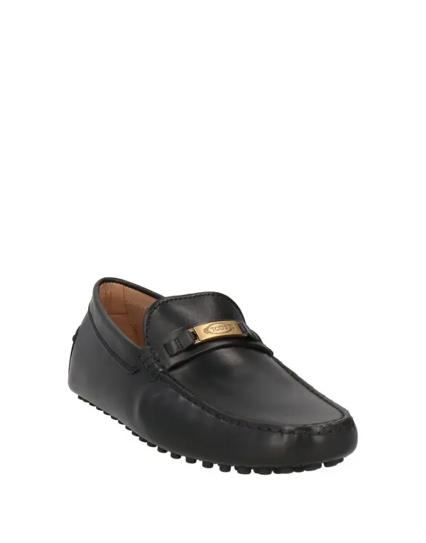 TOD'S Leather Loafers - Black