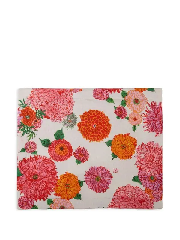 La DoubleJ Bright Blooms Placemats - Pink