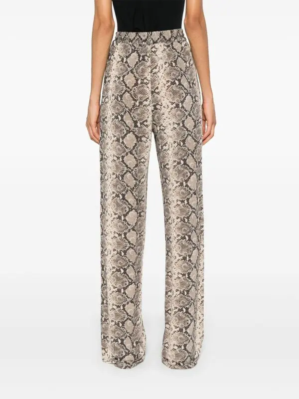 MARINE SERRE Python-print Trousers