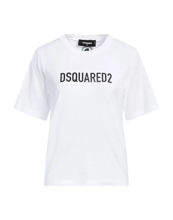 Dsquared2 Cotton T-shirt With Logo Print - White